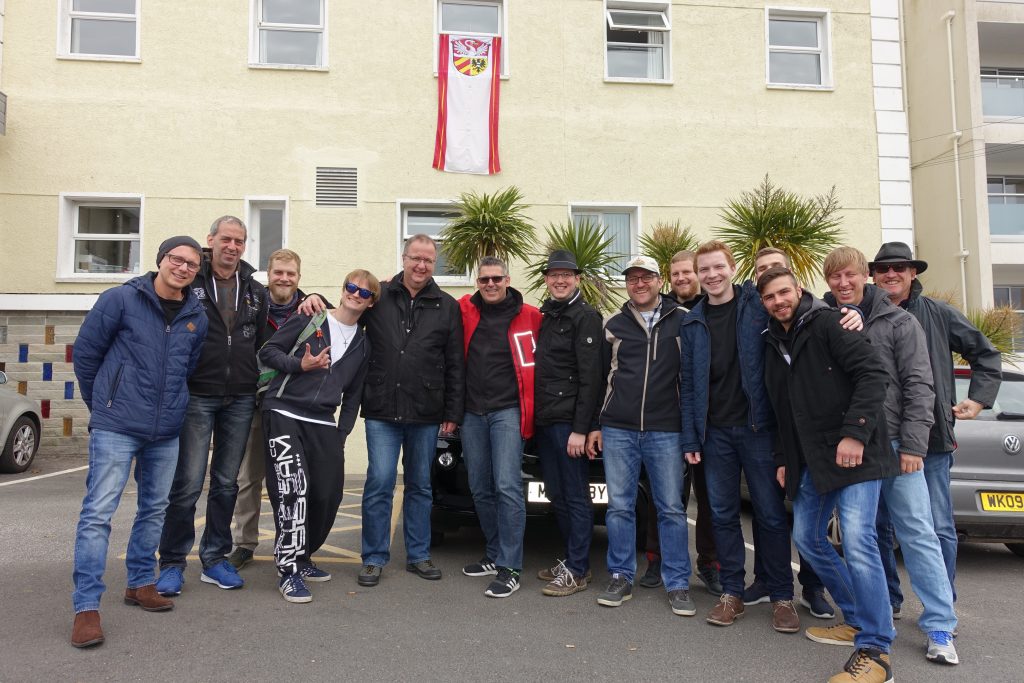 Einzug der HARMONIE Bernbach in das Hotel - Harmonie Bernbach